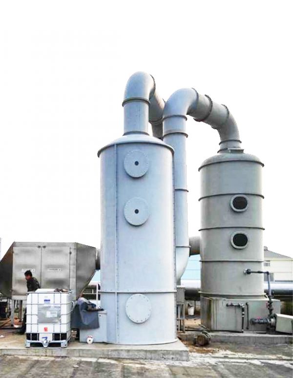 Tháp hấp thụ xử lý khí lò đốt Nipad